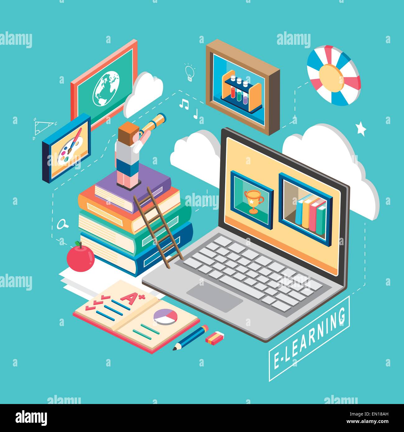 Collage conceptual Stock Vector Images - Alamy