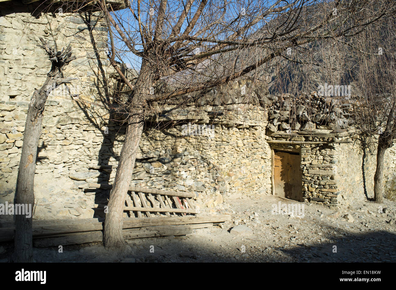 Village Street, Marpha, Nepal Stock Photo - Alamy