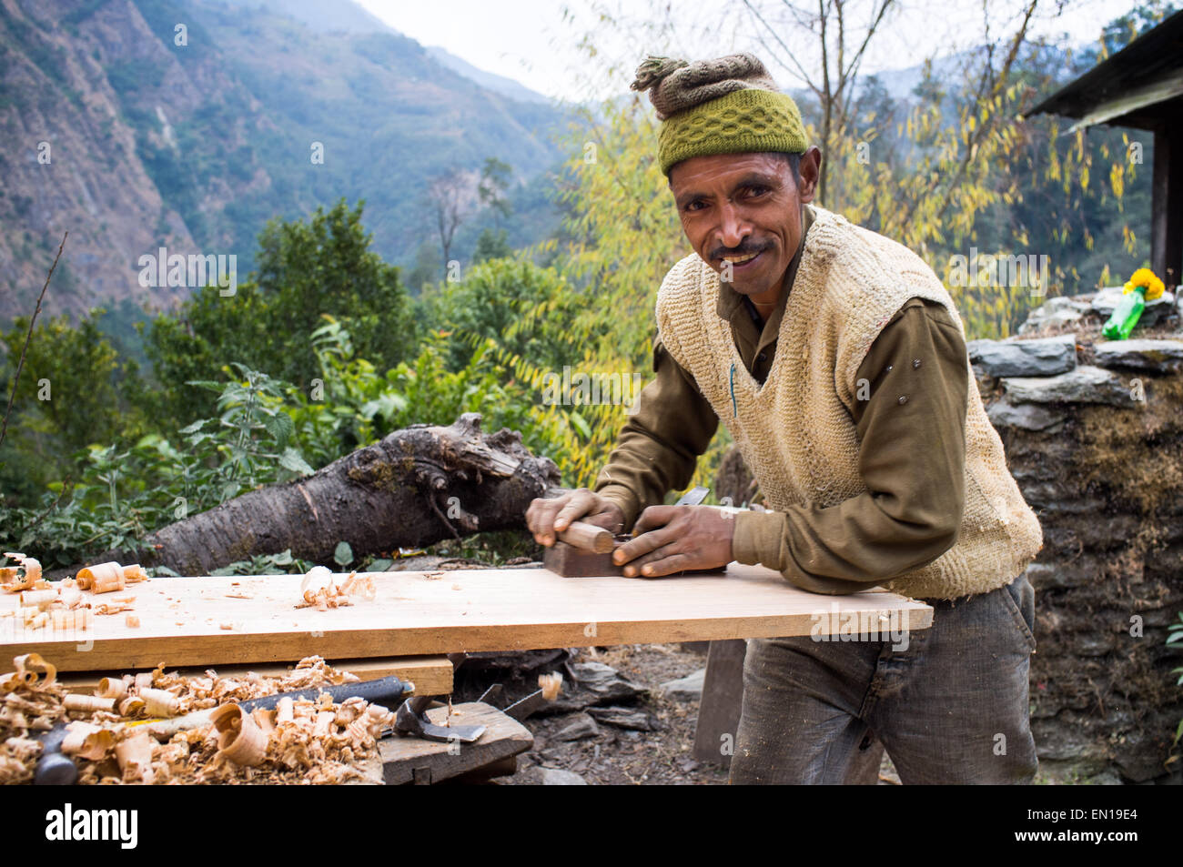 Nepalese worker hi-res stock photography and images - Alamy
