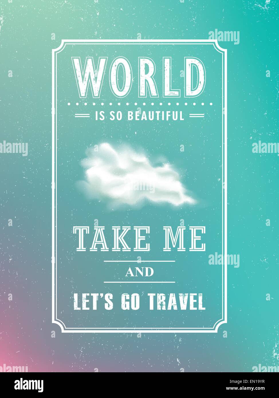 Lets go travel banner Stock Vector Images - Alamy