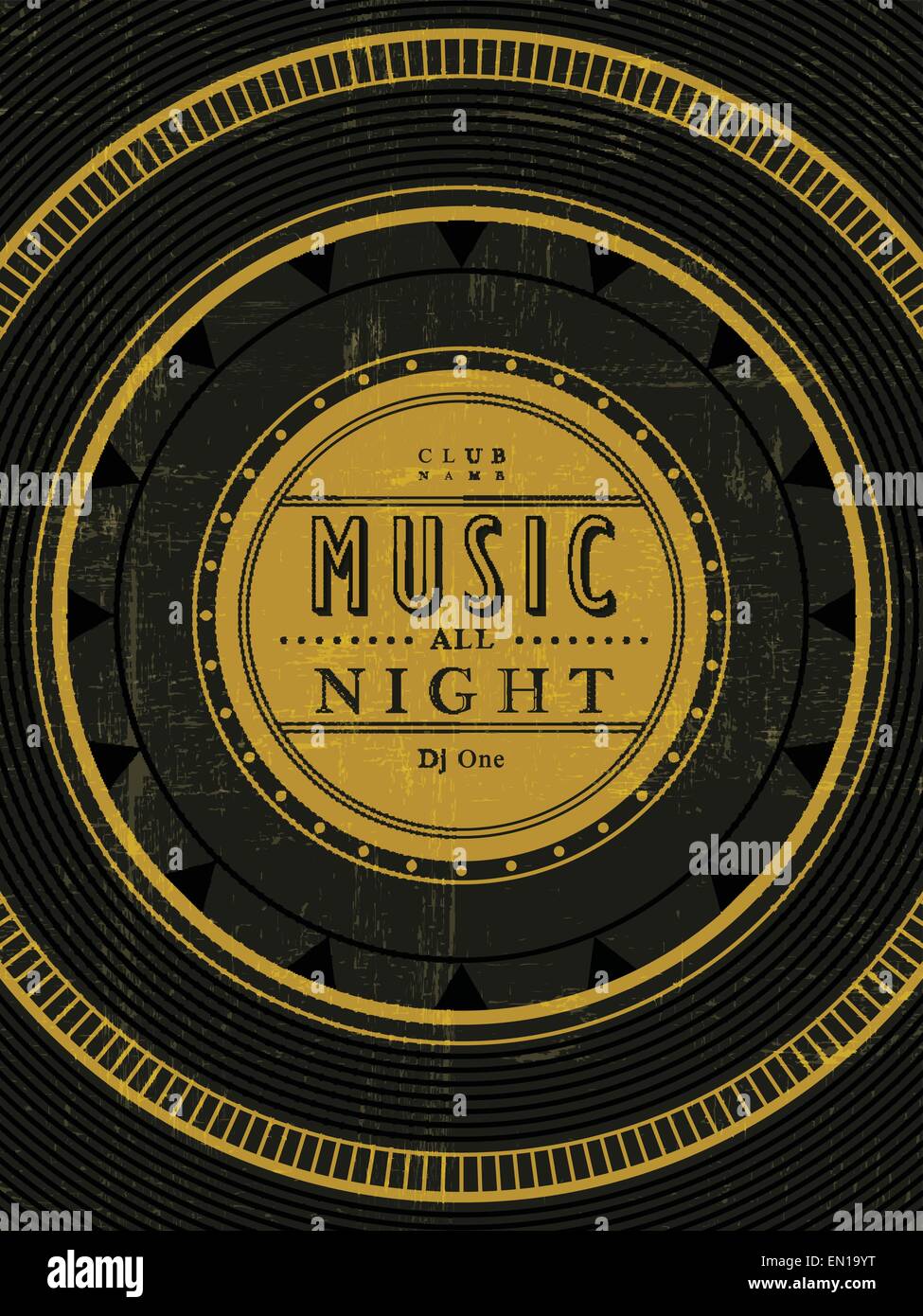 Vinyl record collection Stock Vector Images - Alamy