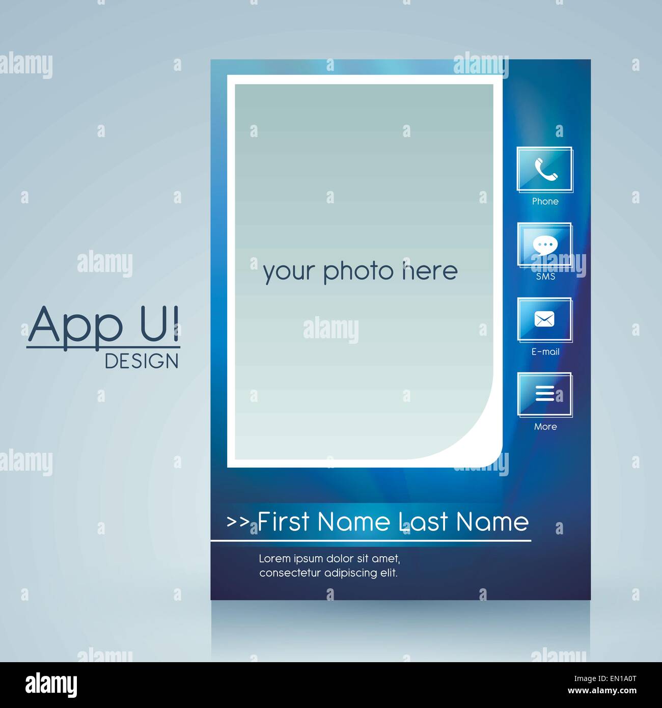 app user interface design in modern style Stock Vector Image & Art - Alamy