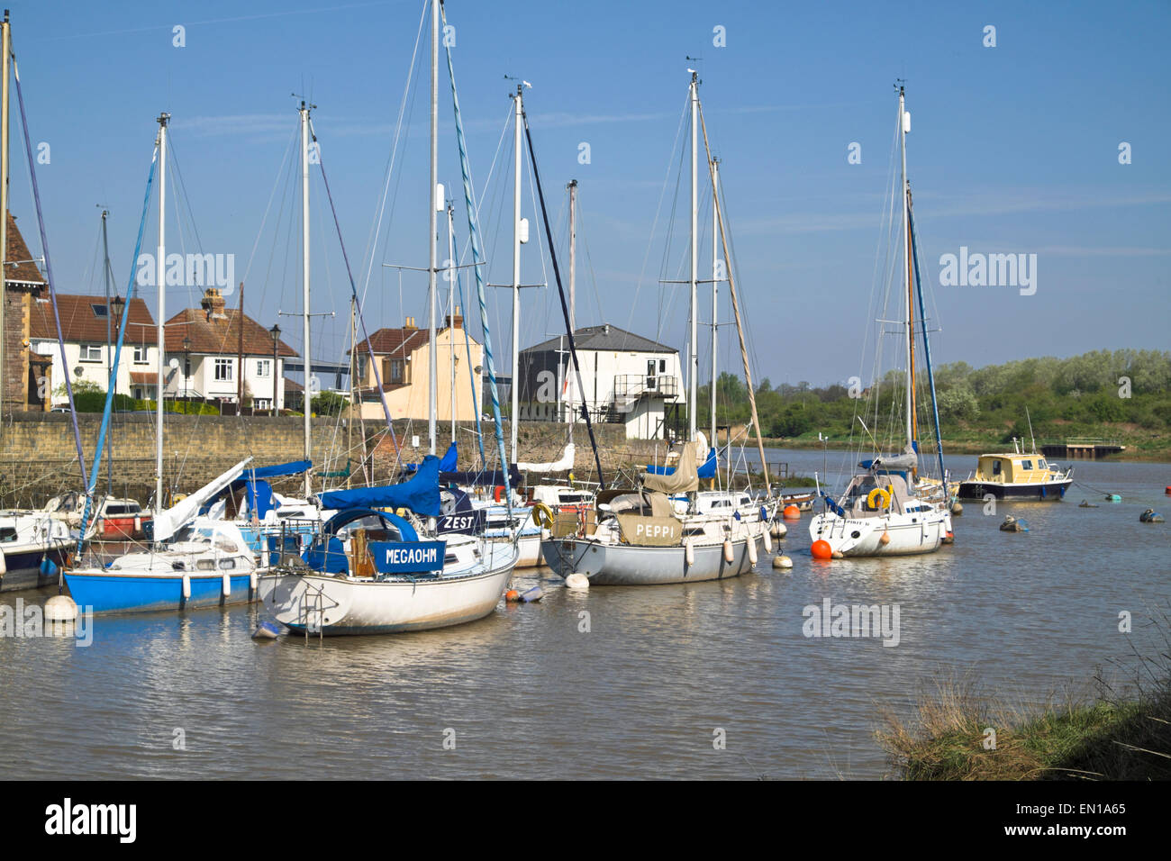 Pill a village on the mouth of the River Avon Bristol england UK Boats ...