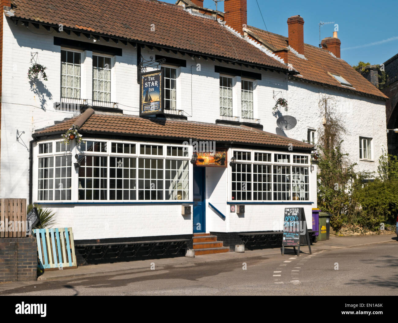 Pill a village on the mouth of the River Avon Bristol england UK The ...