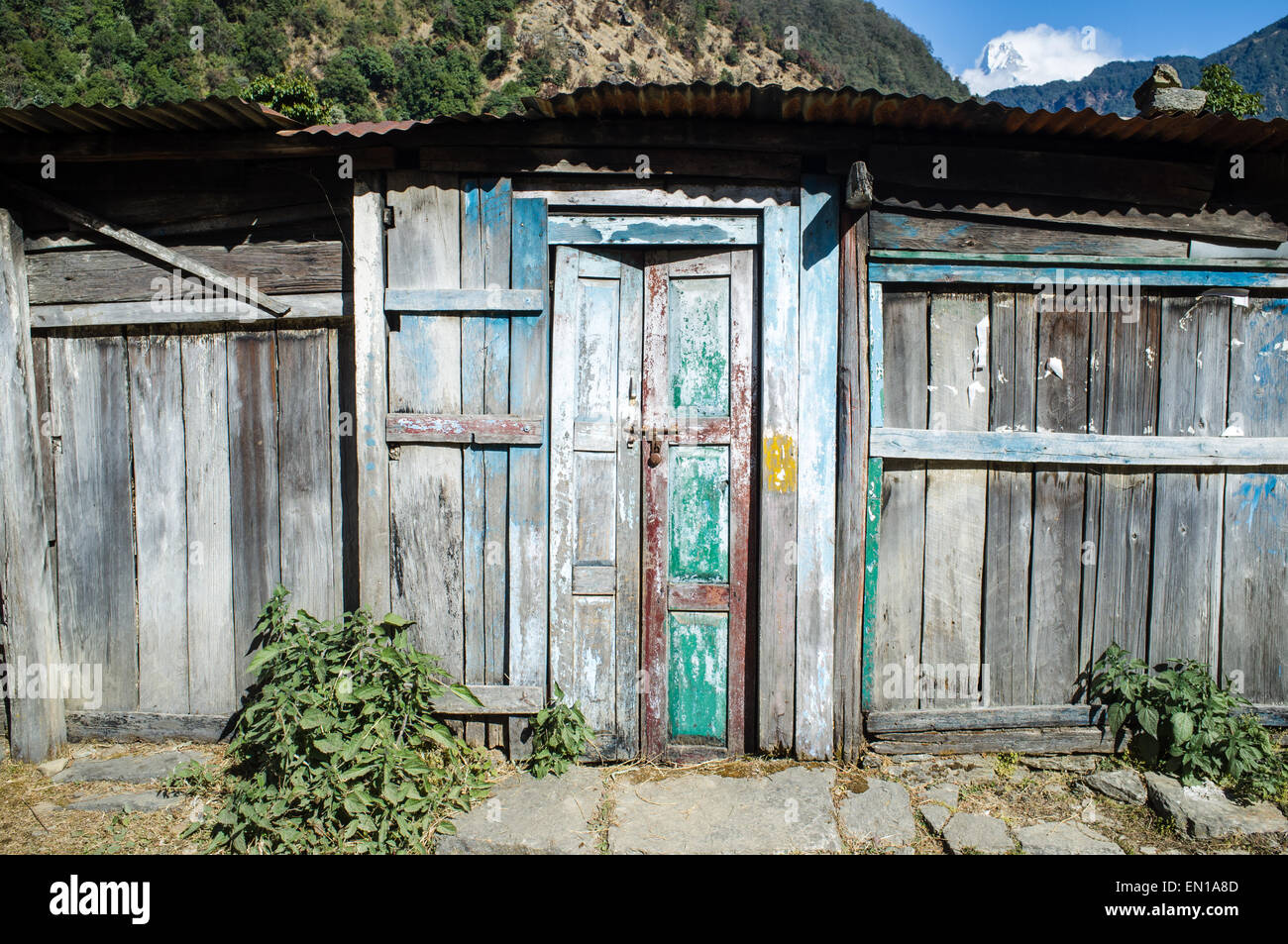 Nepali rural house, Nepal Stock Photo - Alamy