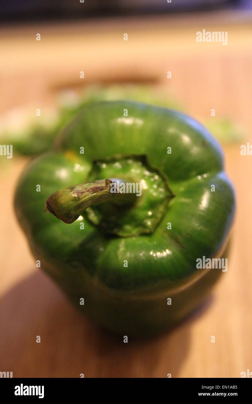 green bell pepper Stock Photo - Alamy