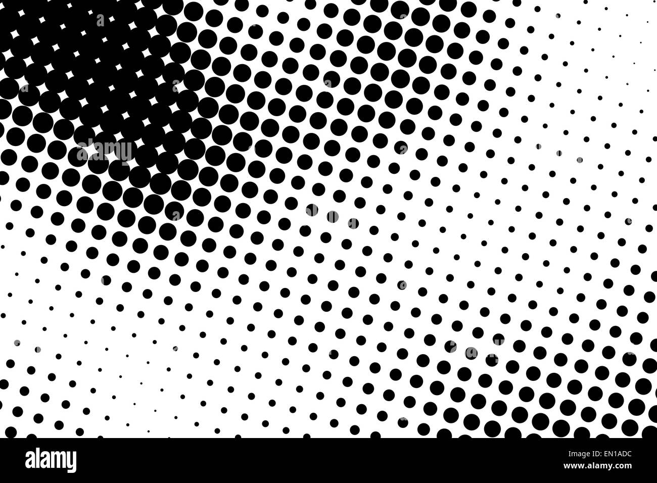 Halftone dots. Black and white dot background. Black dots on white ...