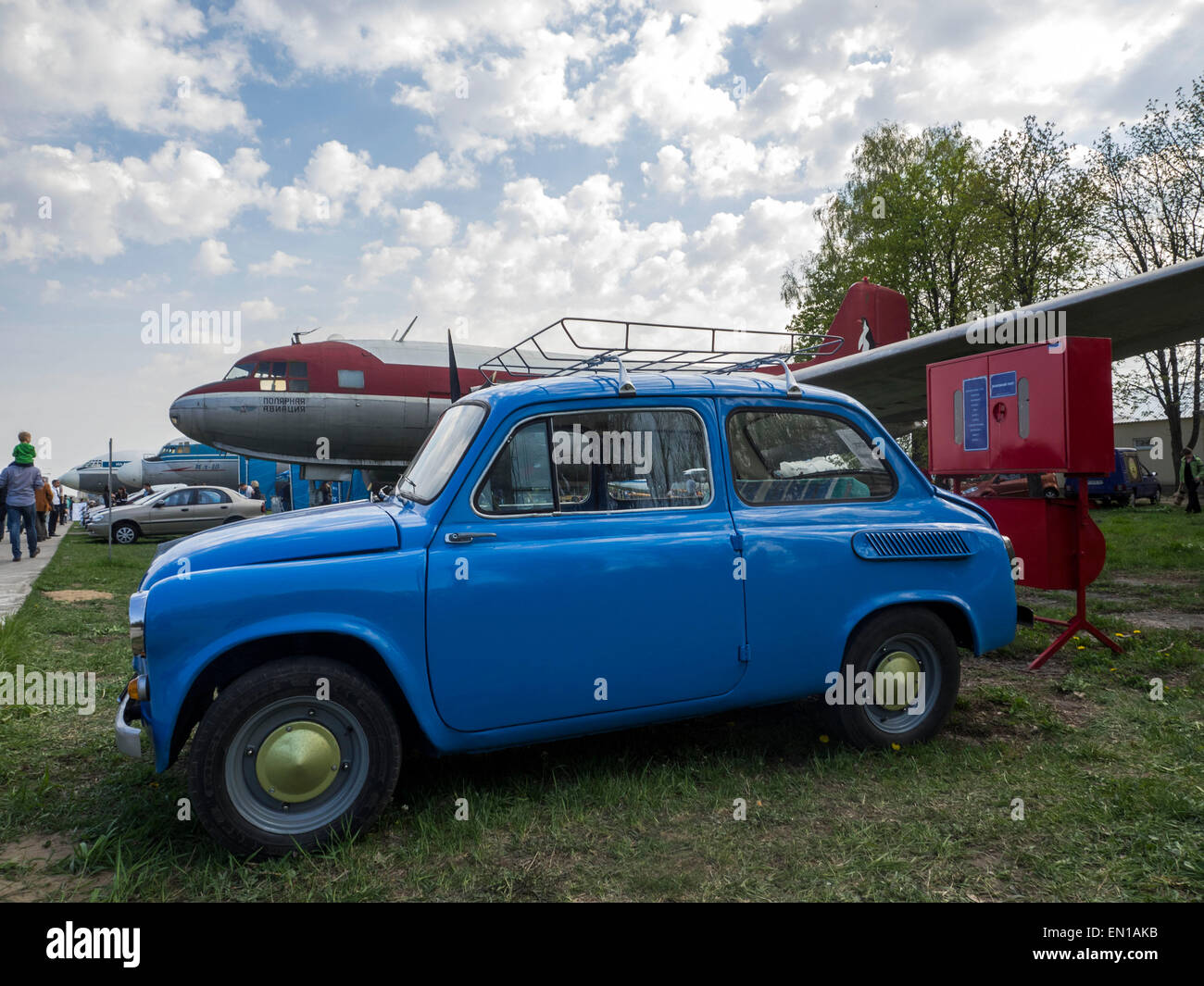 Kiev, Ukraine, 25th Apr, 2015. Car "Zaporozhets" ZAZ-965 -- The Retro ...