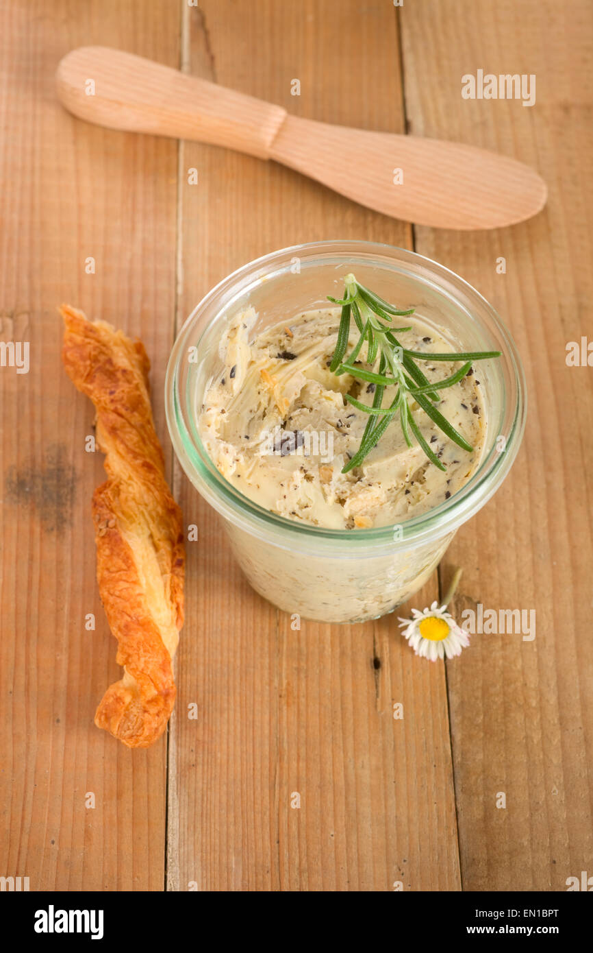 Olive butter spread Stock Photo - Alamy
