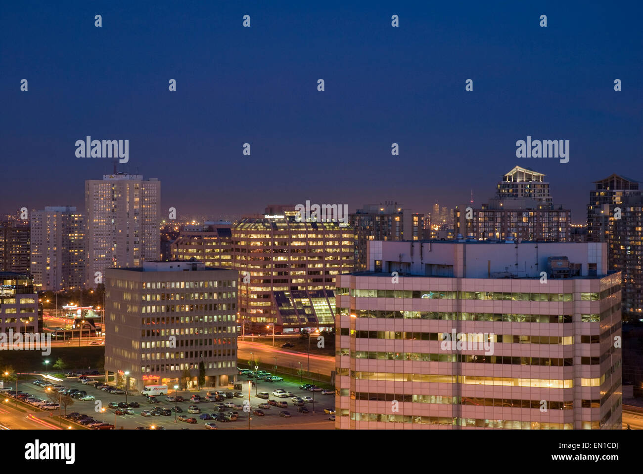 Aerial view of Mississauga cityscape Stock Photo - Alamy