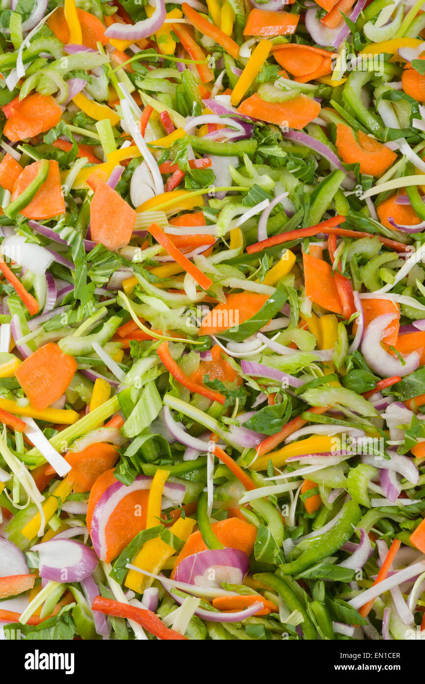 Julienned vegetables hi-res stock photography and images - Alamy