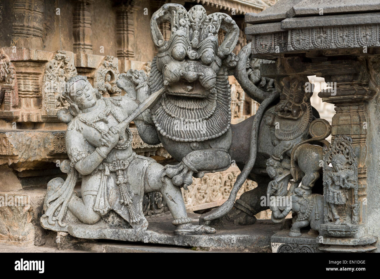 Beluru in Hassan district in the state of Karnataka, India. The town is ...