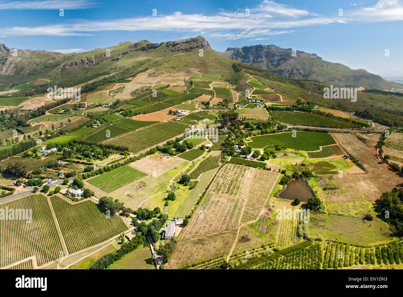 Stellenbosch aerial hi-res stock photography and images - Alamy