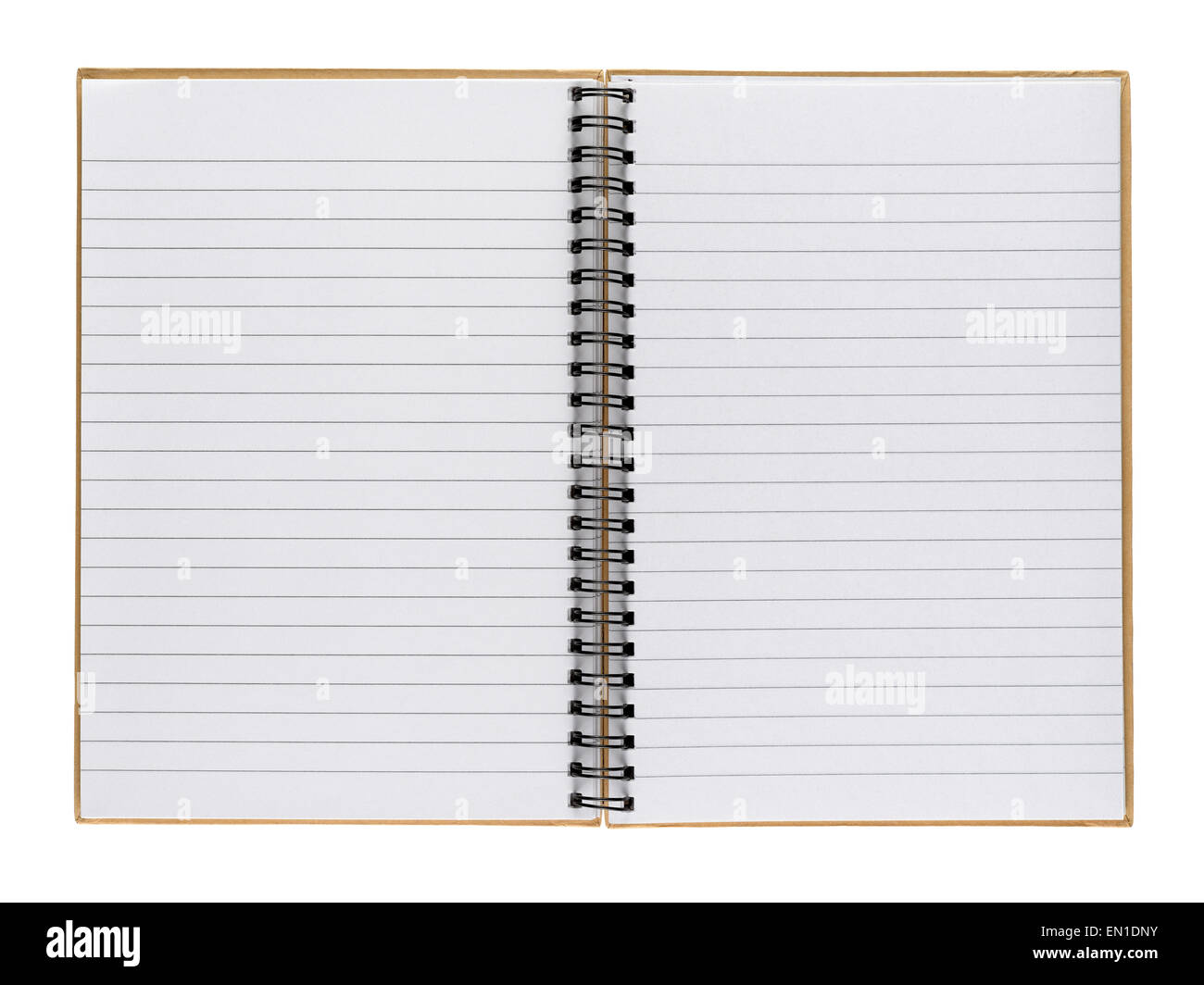 Opened notepad isolated on white background Stock Photo - Alamy