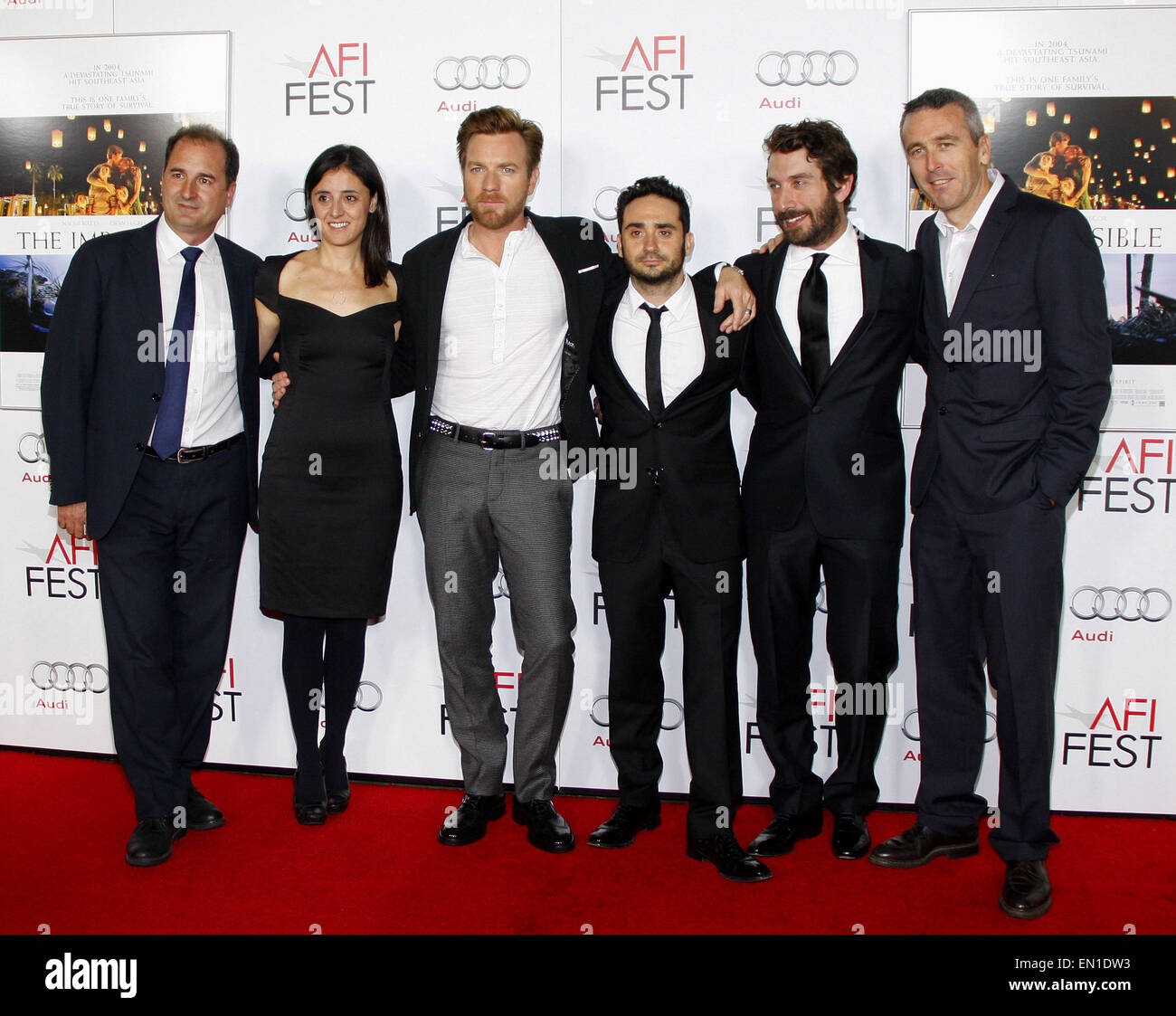 Sergio G. Sanchez, Ewan McGregor, Juan Antonio Bayona, Belen Atienza ...