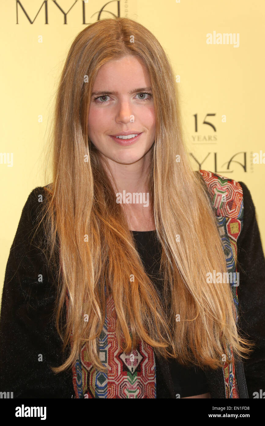 Myla 15th anniversary party - Arrivals Featuring: Katie Readman Where ...