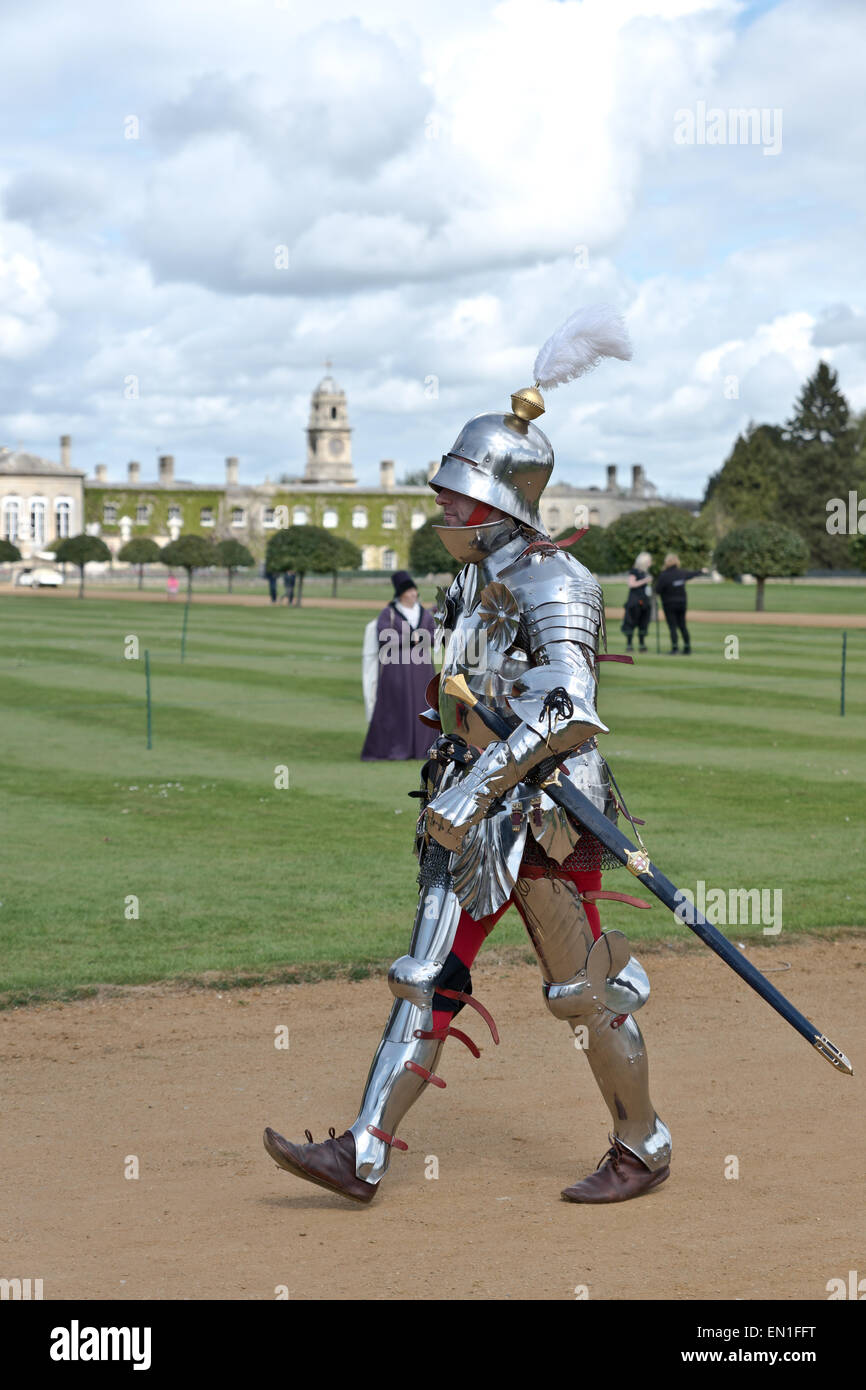 A medieval Knight ready for the re-enactment. Credit: Scott Carruthers ...