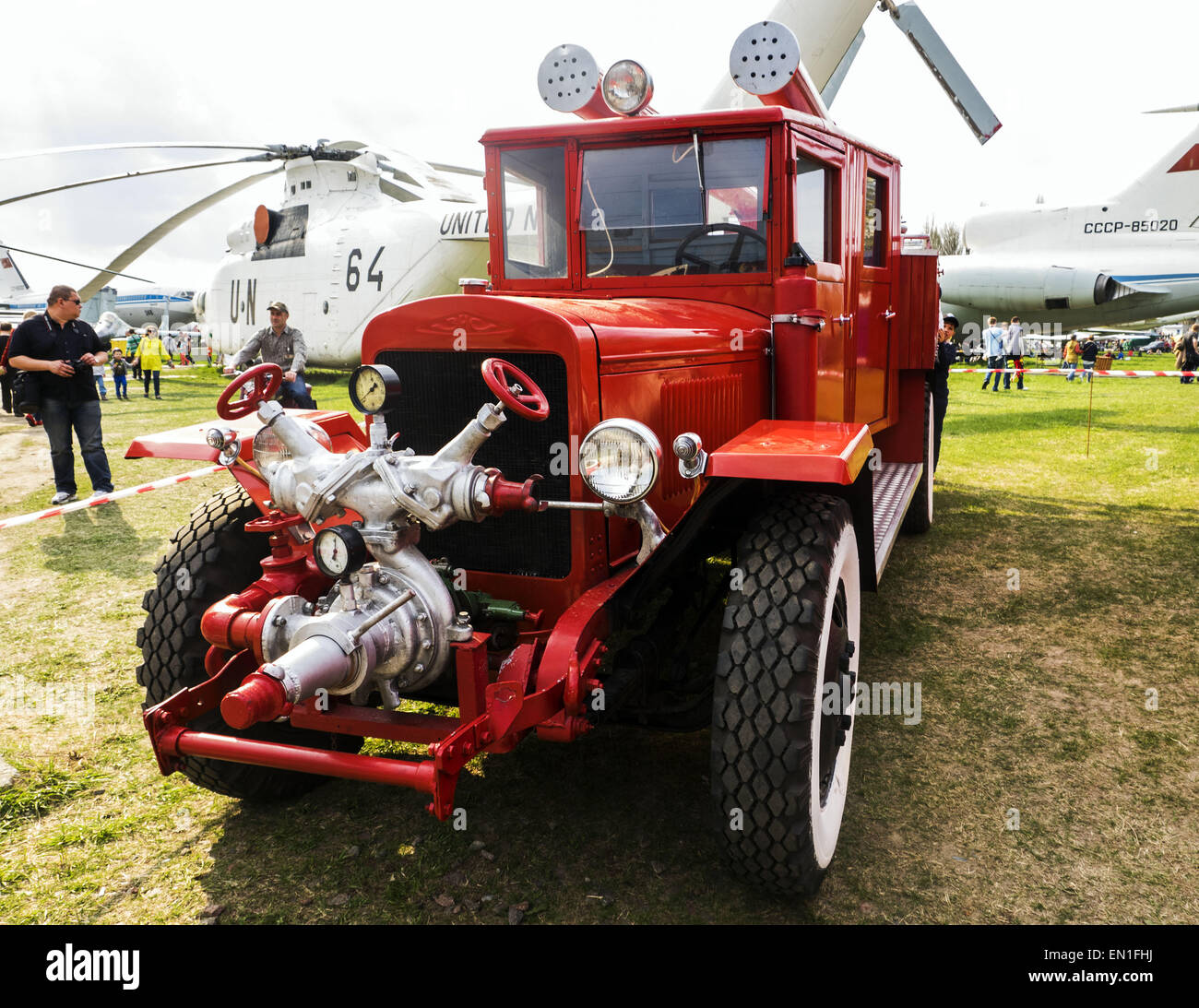 April 25, 2015 - Firetruck -- The Retro OldCarFest is the biggest retro ...