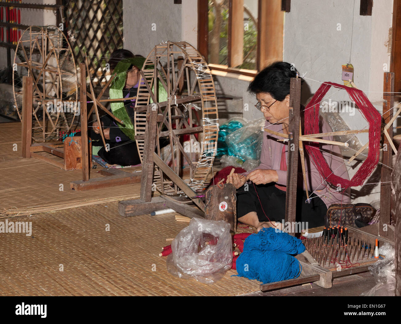 Spinning thread hi-res stock photography and images - Alamy