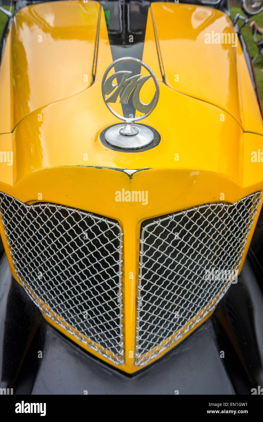 Bonnet and grill of a Madison kit car with Madison badge Stock Photo ...