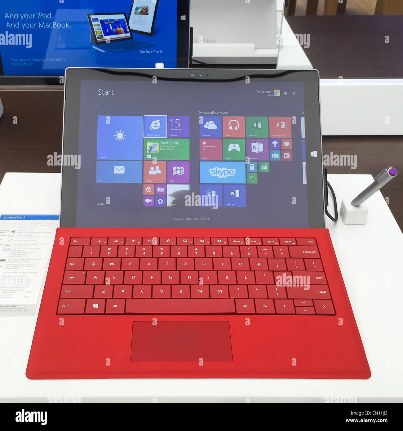 Microsoft surface pro tablet computer hi-res stock photography and ...