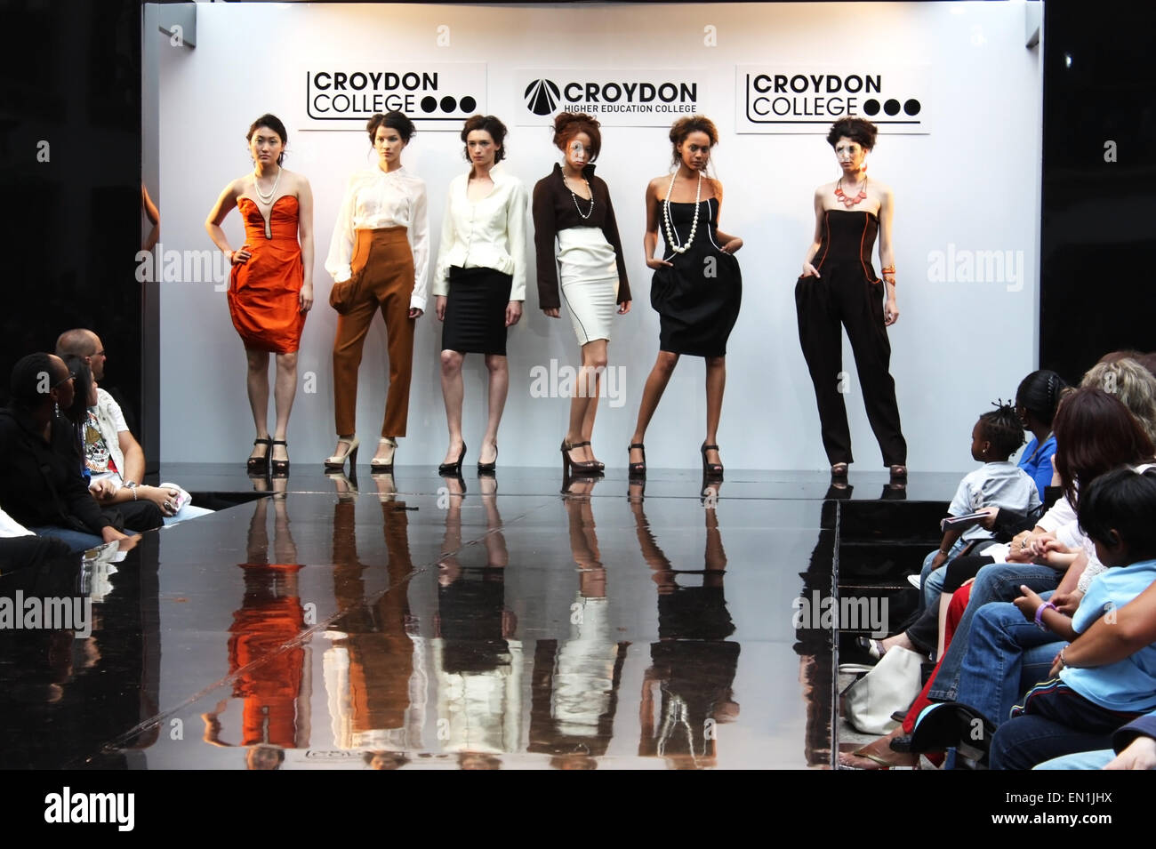 CROYDON, LONDON - JUNE 18 : Models in Fashion Festival on June 18, 2008 ...