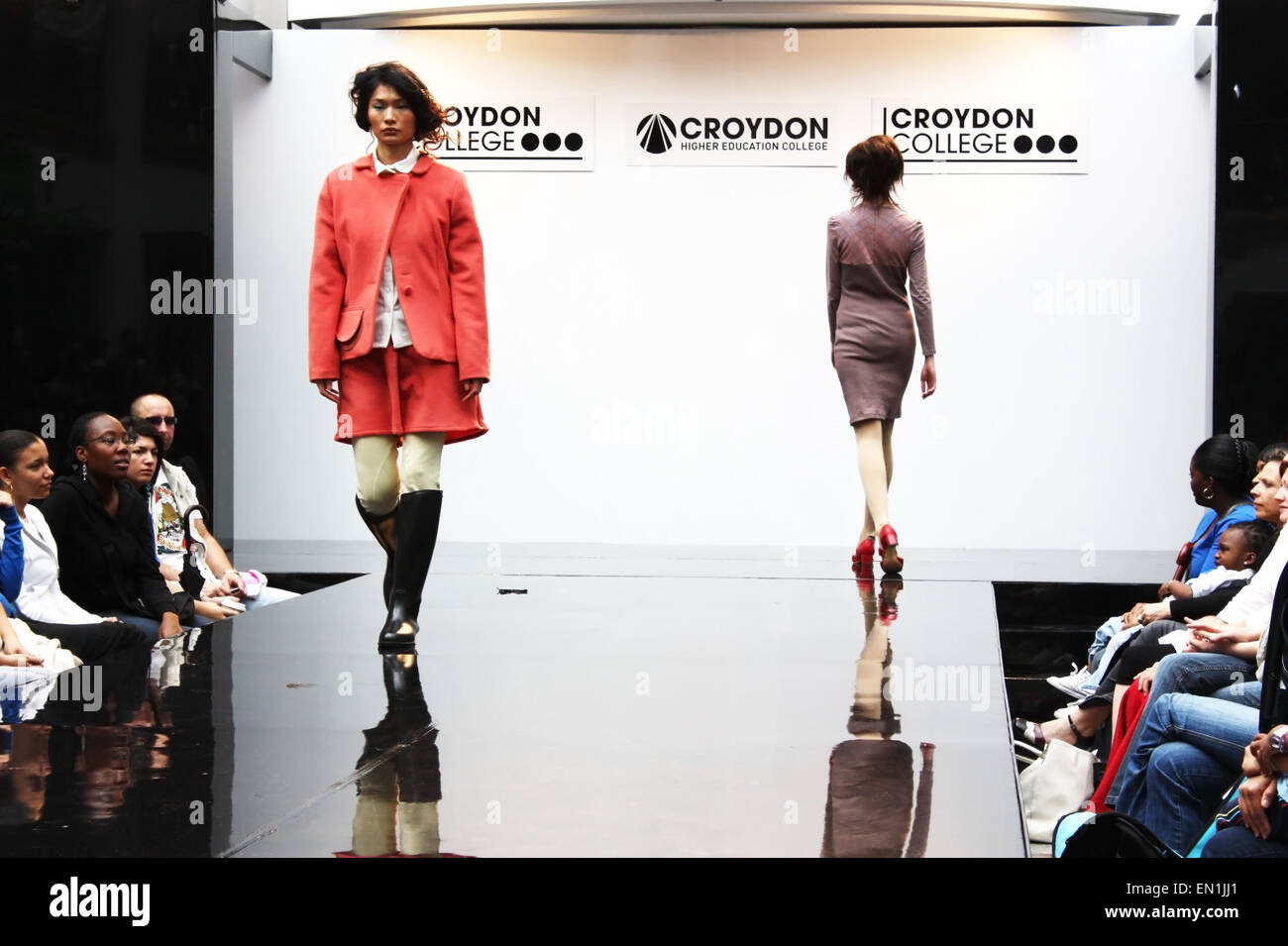 CROYDON, LONDON - JUNE 18 : Models in Fashion Festival on June 18, 2008 ...