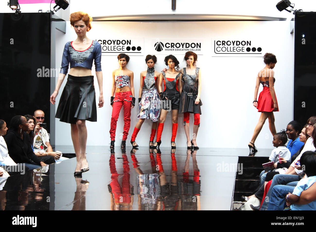 CROYDON, LONDON - JUNE 18 : Models in Fashion Festival on June 18, 2008 ...