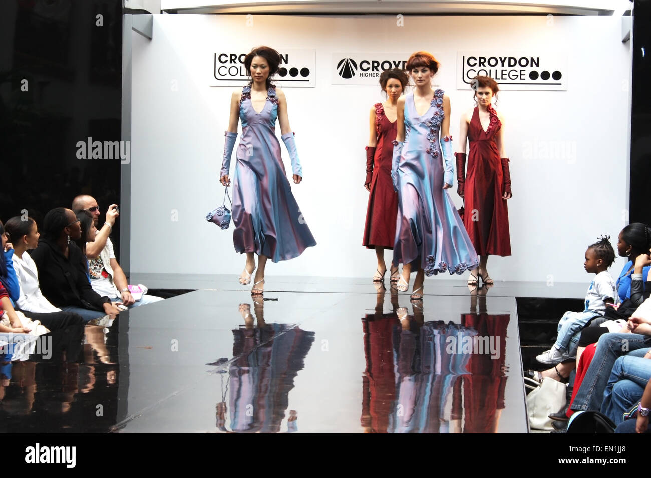 CROYDON, LONDON - JUNE 18 : Models in Fashion Festival on June 18, 2008 ...