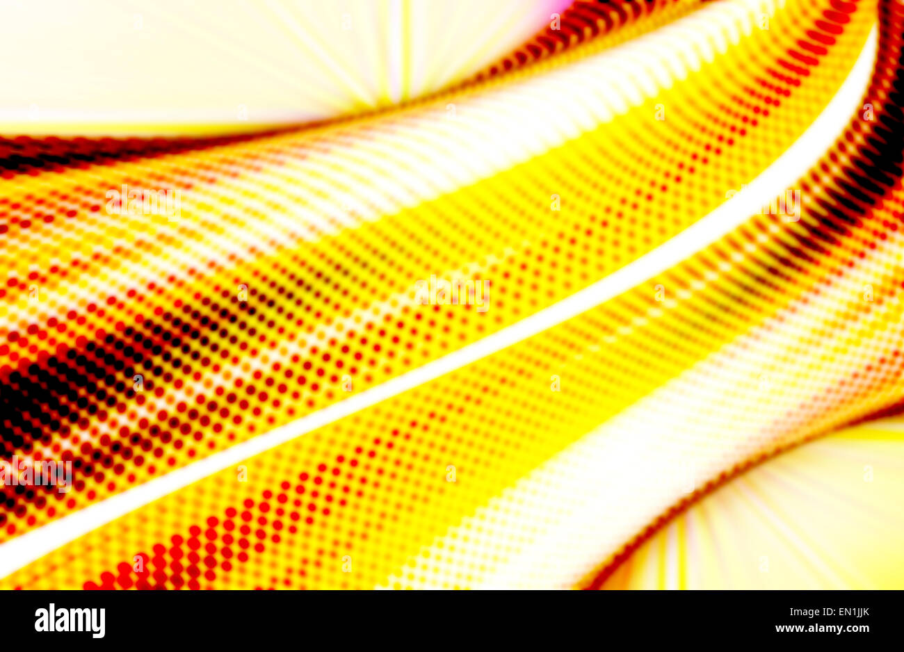 abstract red and yellow background with motion ray technology and ...