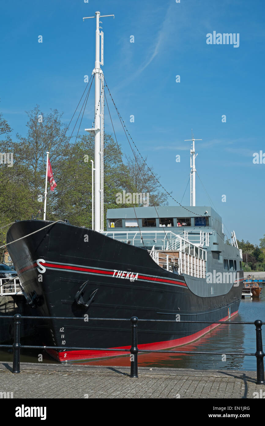 The Thekla, a former cargo ship which is now one of the leading live ...
