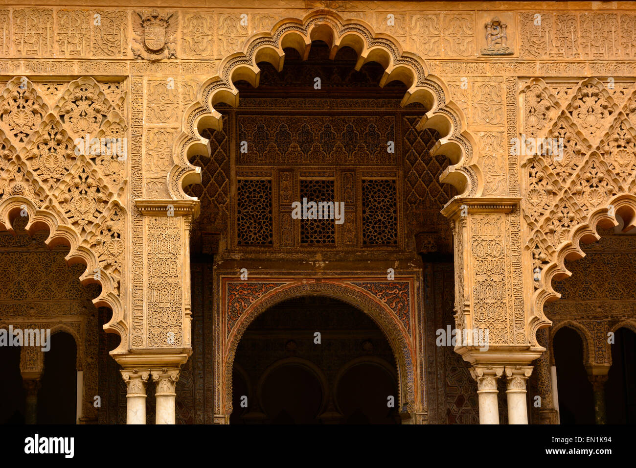 The Alcazar of Seville is a royal palace in Seville Spain is a classic ...