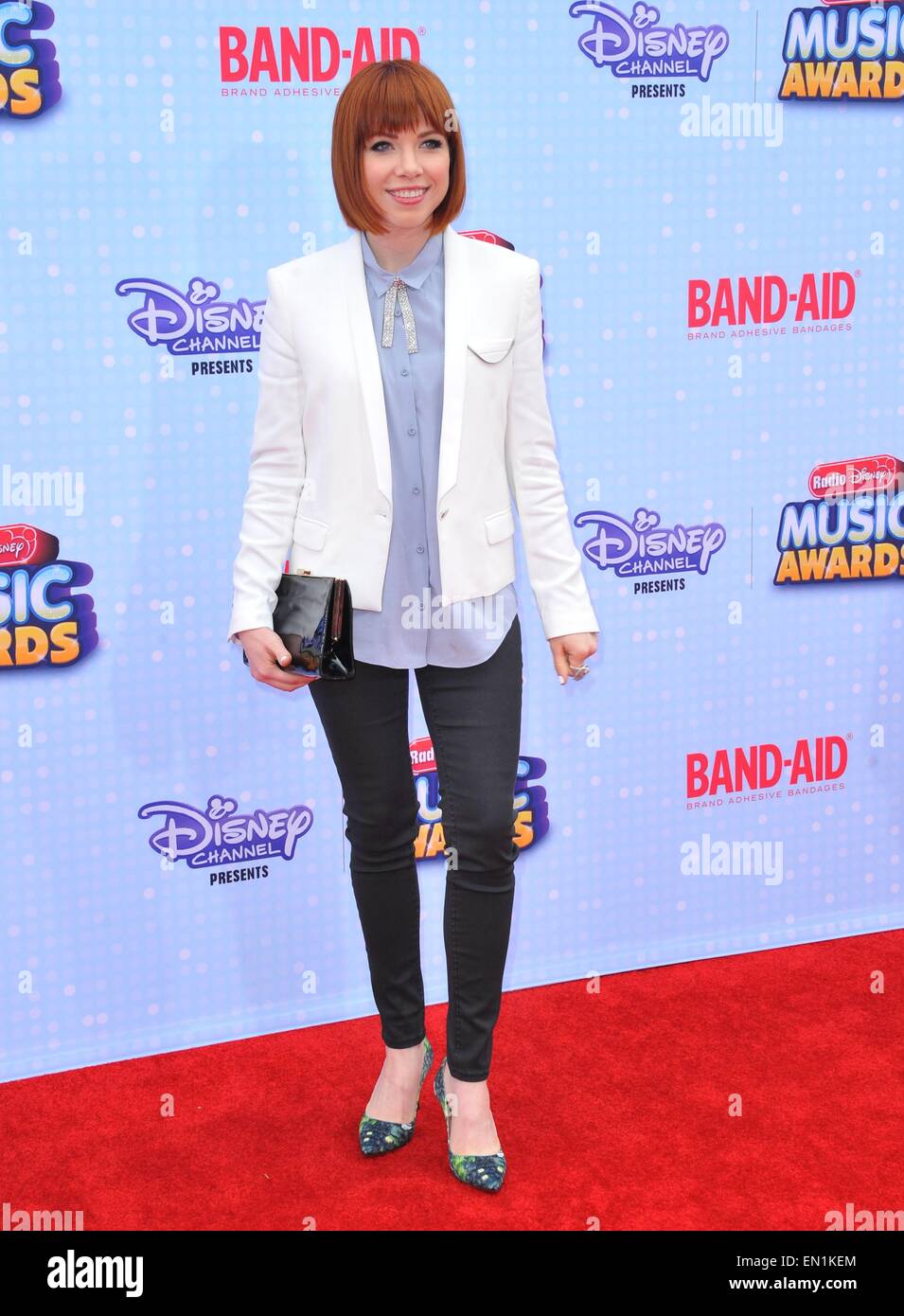 Los Angeles, CA, USA. 25th Apr, 2015. Carly Rae Jepsen at arrivals for ...