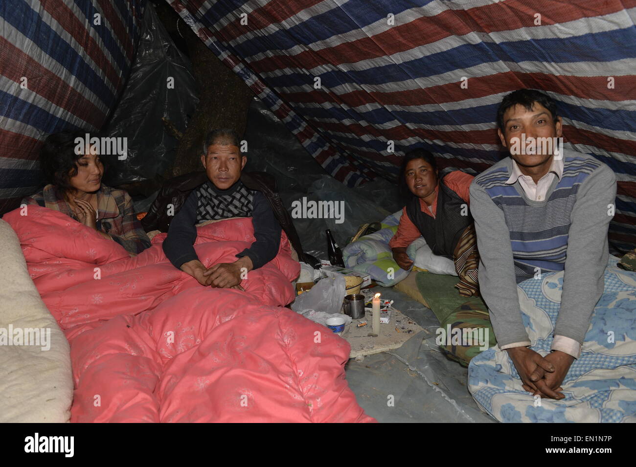 Xigaze, China's Tibet Autonomous Region. 26th Apr, 2015. Villager ...
