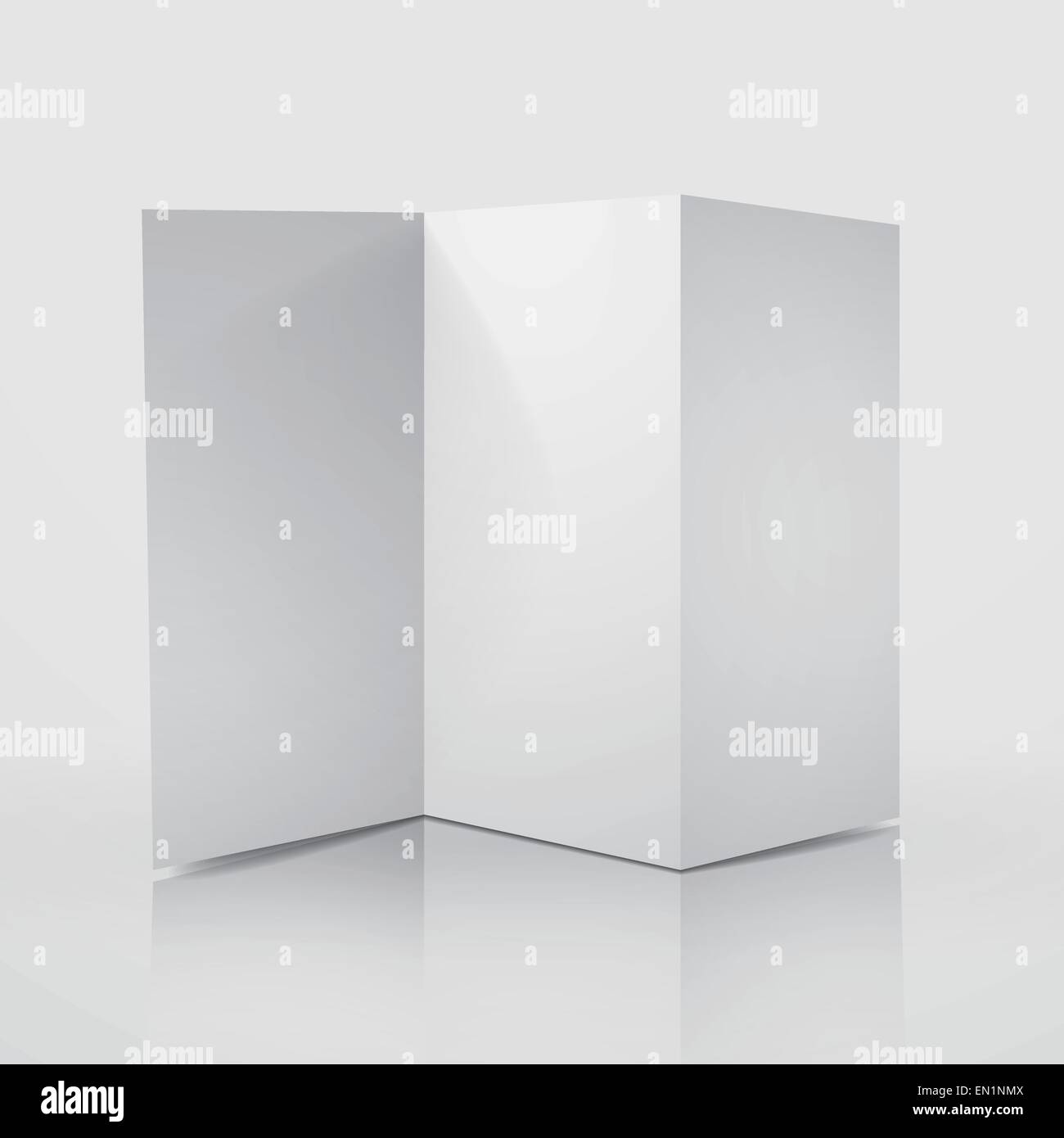 3d modern vector flyer with zig zag Z-Fold Stock Vector Image & Art - Alamy