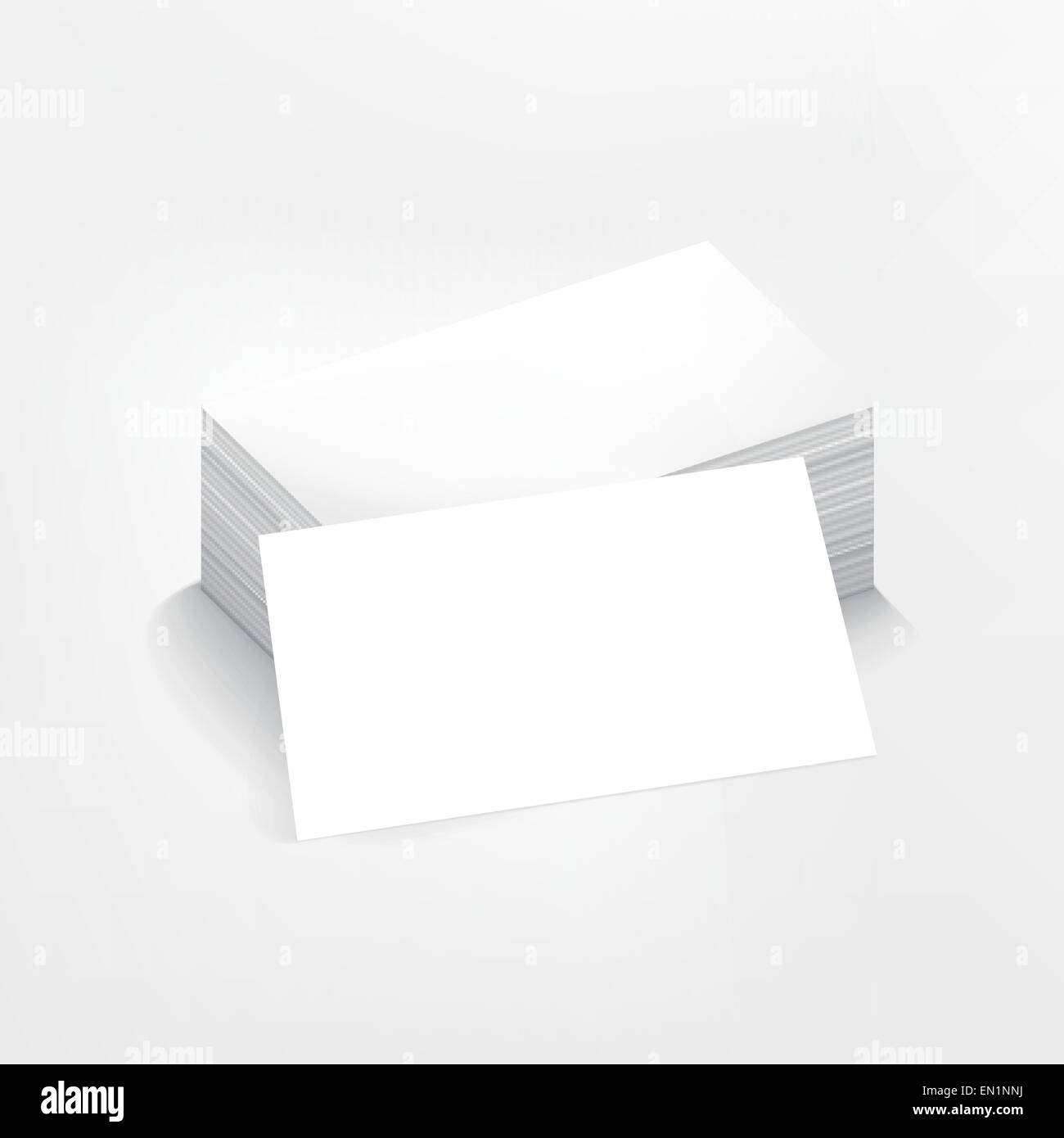 vector blank business card on white background Stock Vector Image & Art ...