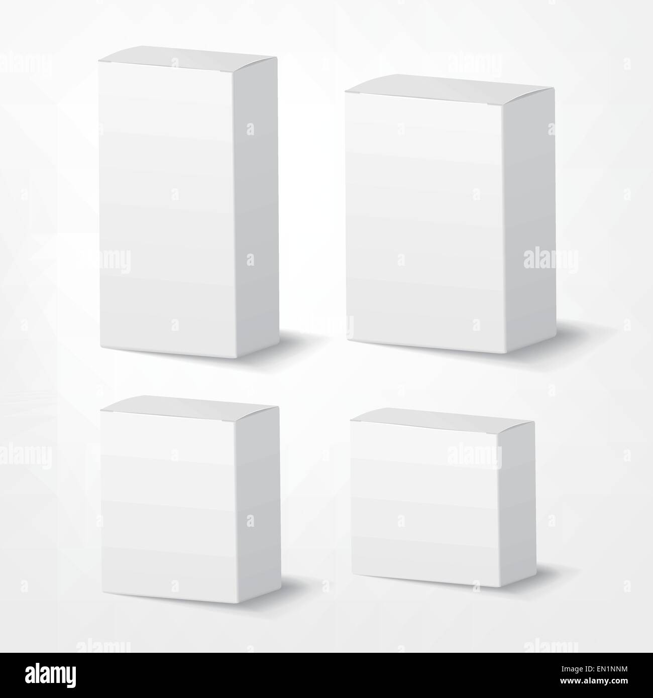 vector blank packing box on white background Stock Vector Image & Art ...