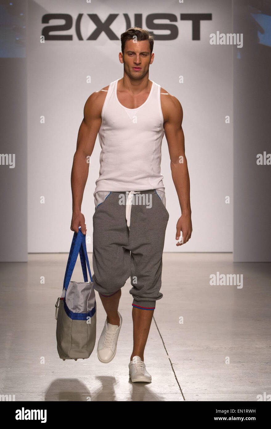 2(X)IST Men's Spring/Summer 2015 Runway Show held at Skylight Modern ...