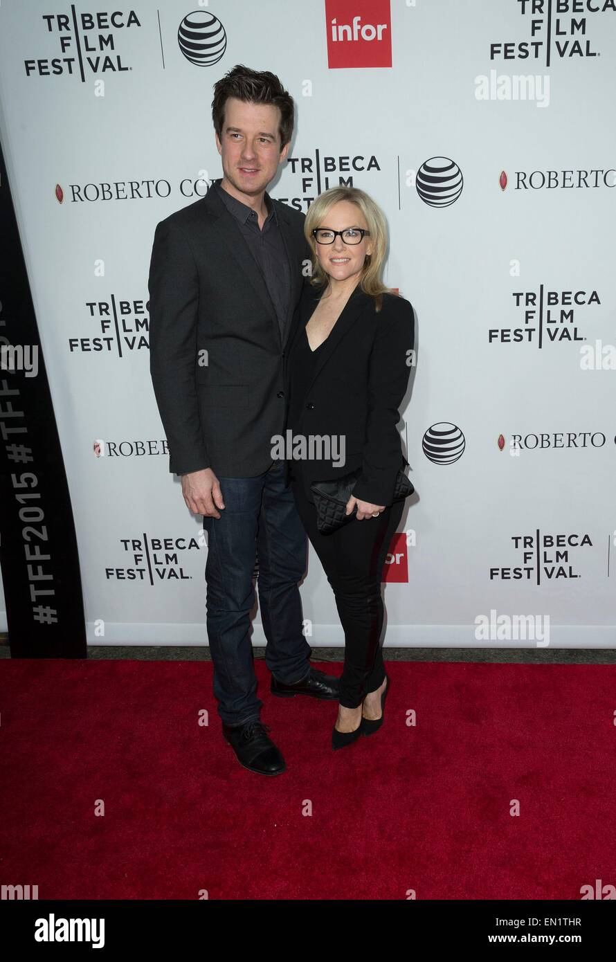 New York, NY, USA. 25th Apr, 2015. Christian Hebel, Rachael Harris at ...