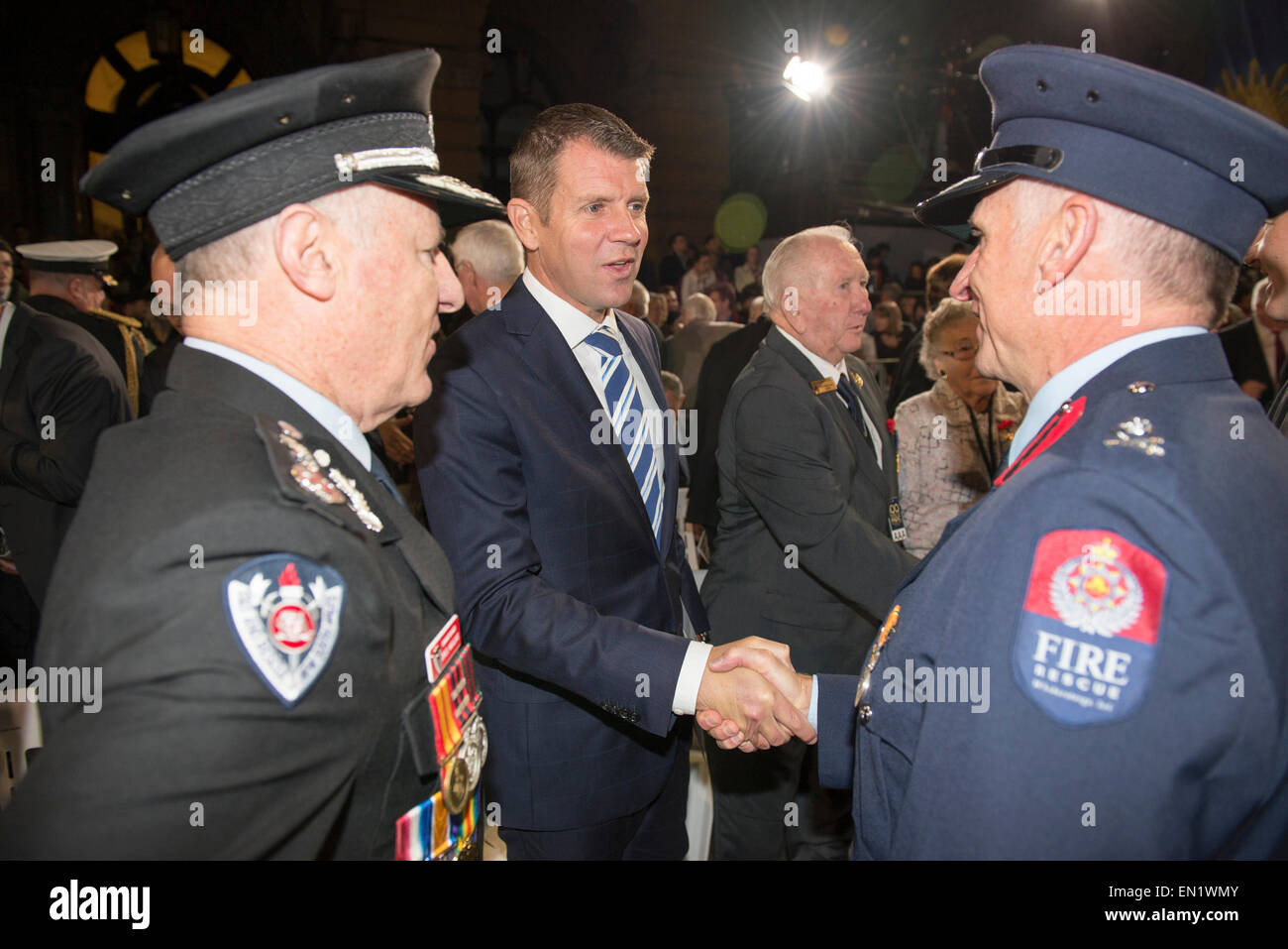 SYDNEY, AUSTRALIA - APRIL 25: Veterans and family members attended the ...