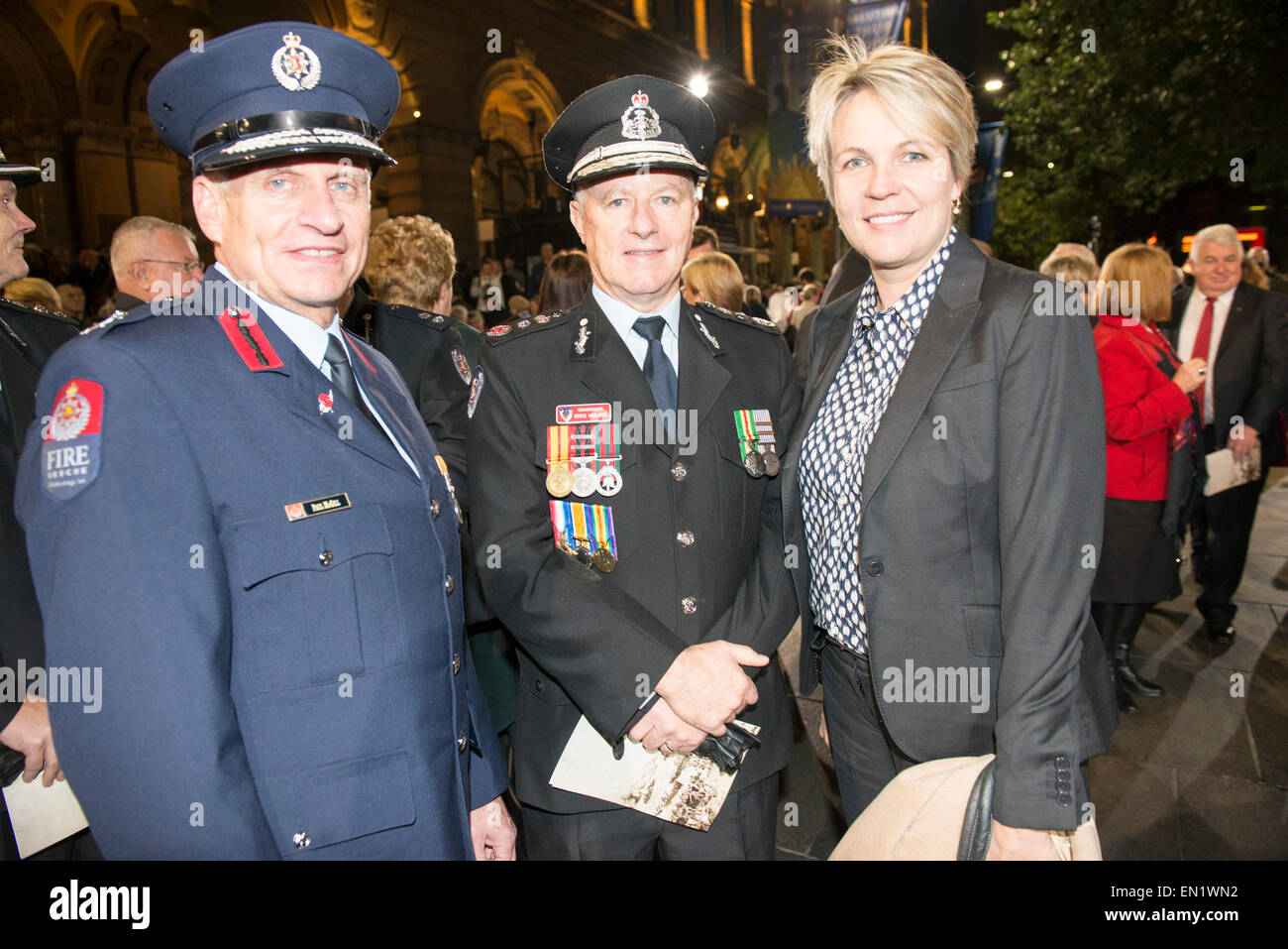 SYDNEY, AUSTRALIA - APRIL 25: Veterans and family members attended the ...