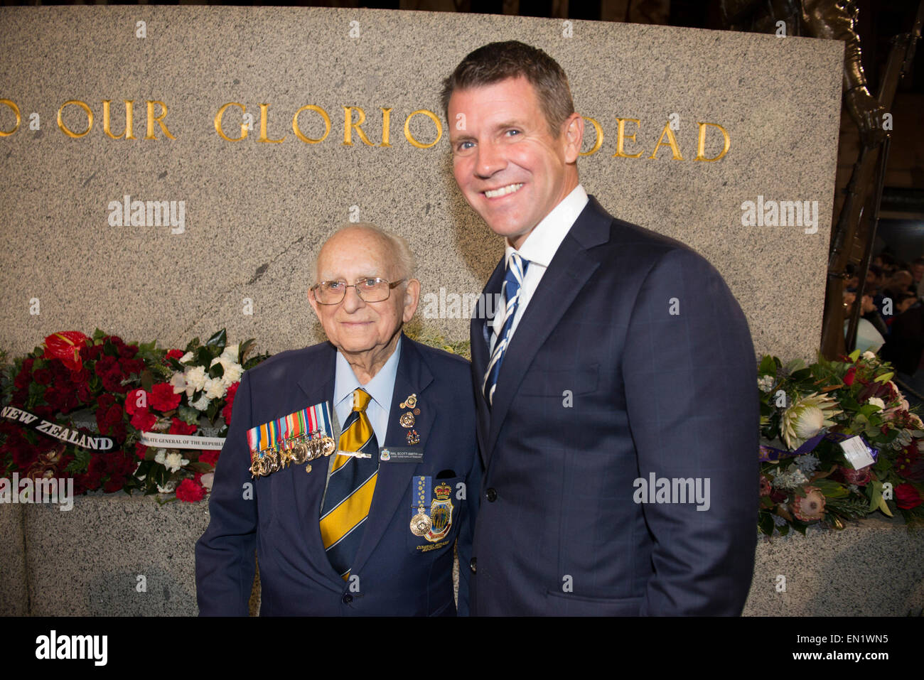 SYDNEY, AUSTRALIA - APRIL 25: Veterans and family members attended the ...
