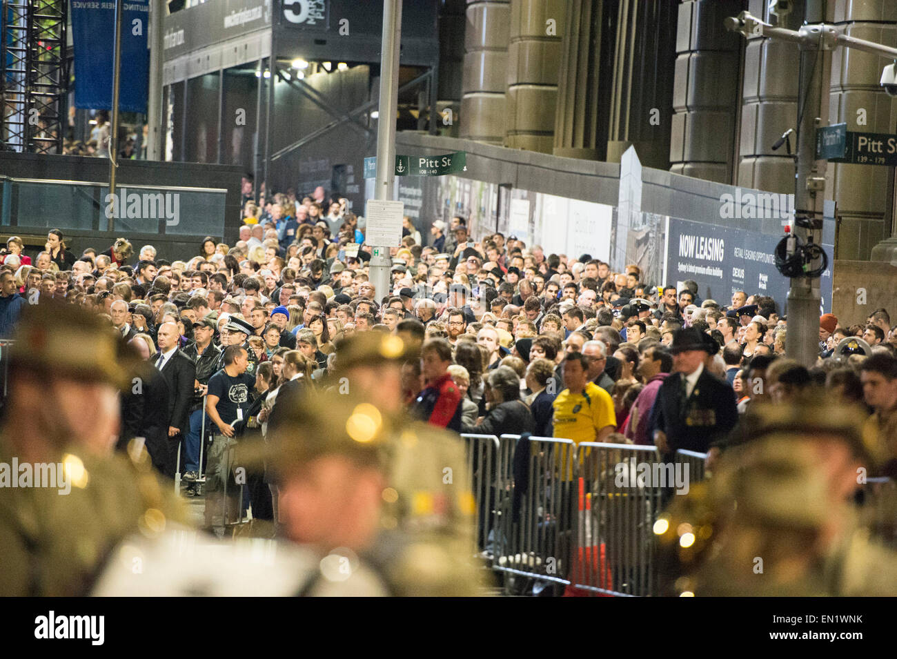SYDNEY, AUSTRALIA - APRIL 25: Veterans and family members attended the ...