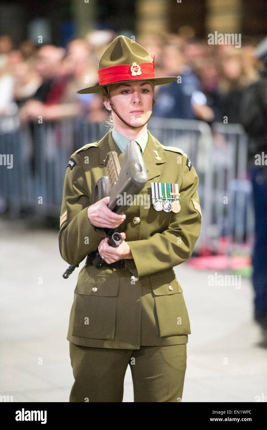 SYDNEY, AUSTRALIA - APRIL 25: Veterans and family members attended the ...