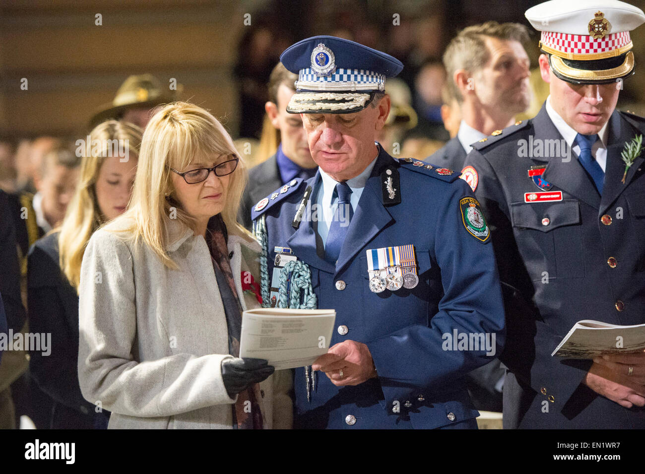 SYDNEY, AUSTRALIA - APRIL 25: Veterans and family members attended the ...