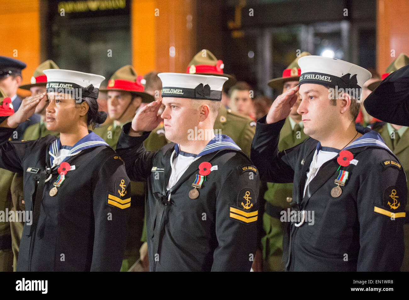 SYDNEY, AUSTRALIA - APRIL 25: Veterans and family members attended the ...