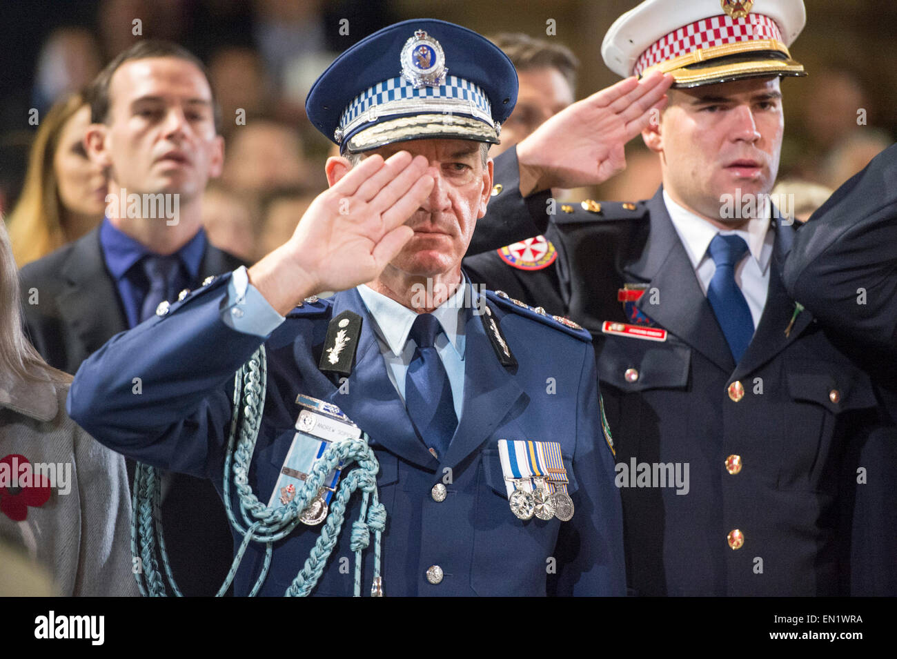 SYDNEY, AUSTRALIA - APRIL 25: Veterans and family members attended the ...