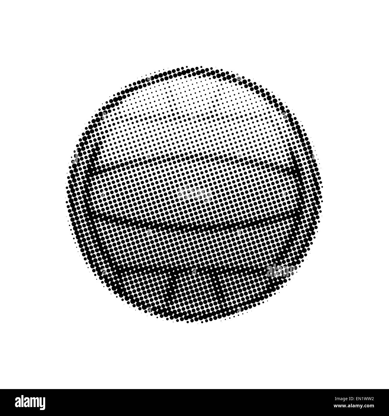 Sports ball halftone on white background. Ball dots. Volleyball. Water ...