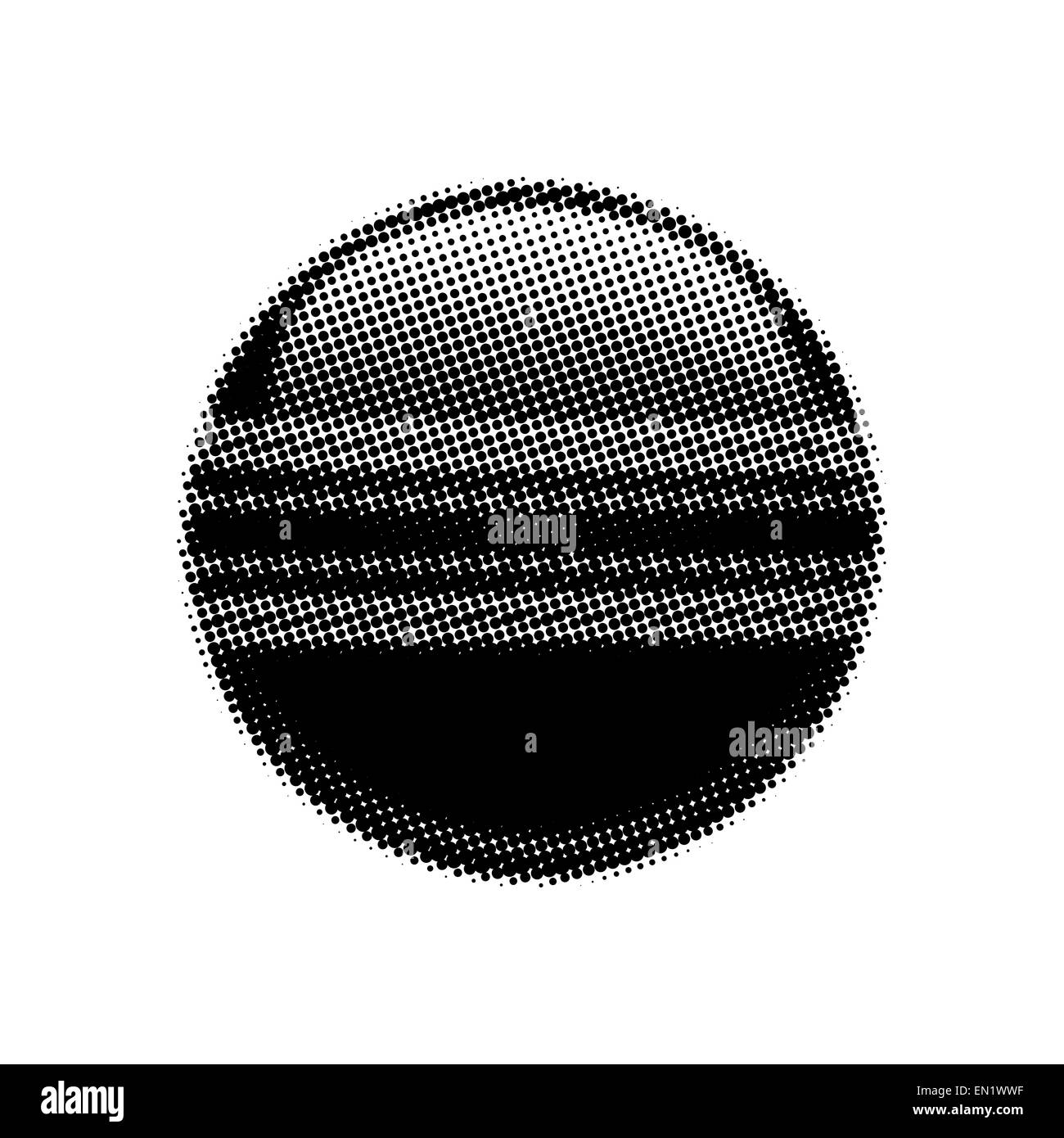 Halftone cricket ball isolated on white background. Cricket ball of ...