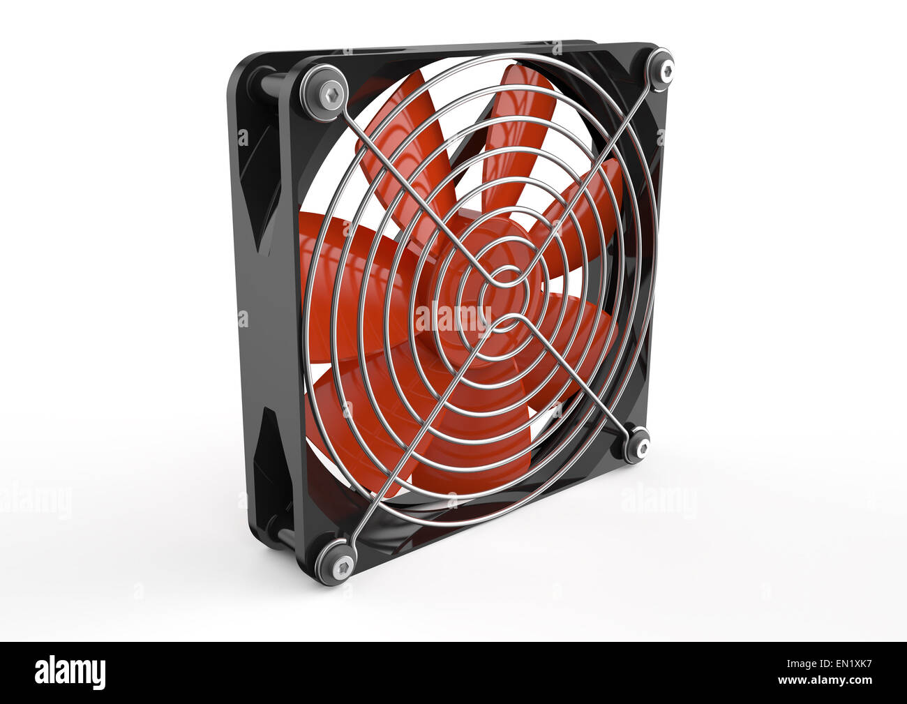 computer cooler isolated on white background Stock Photo - Alamy